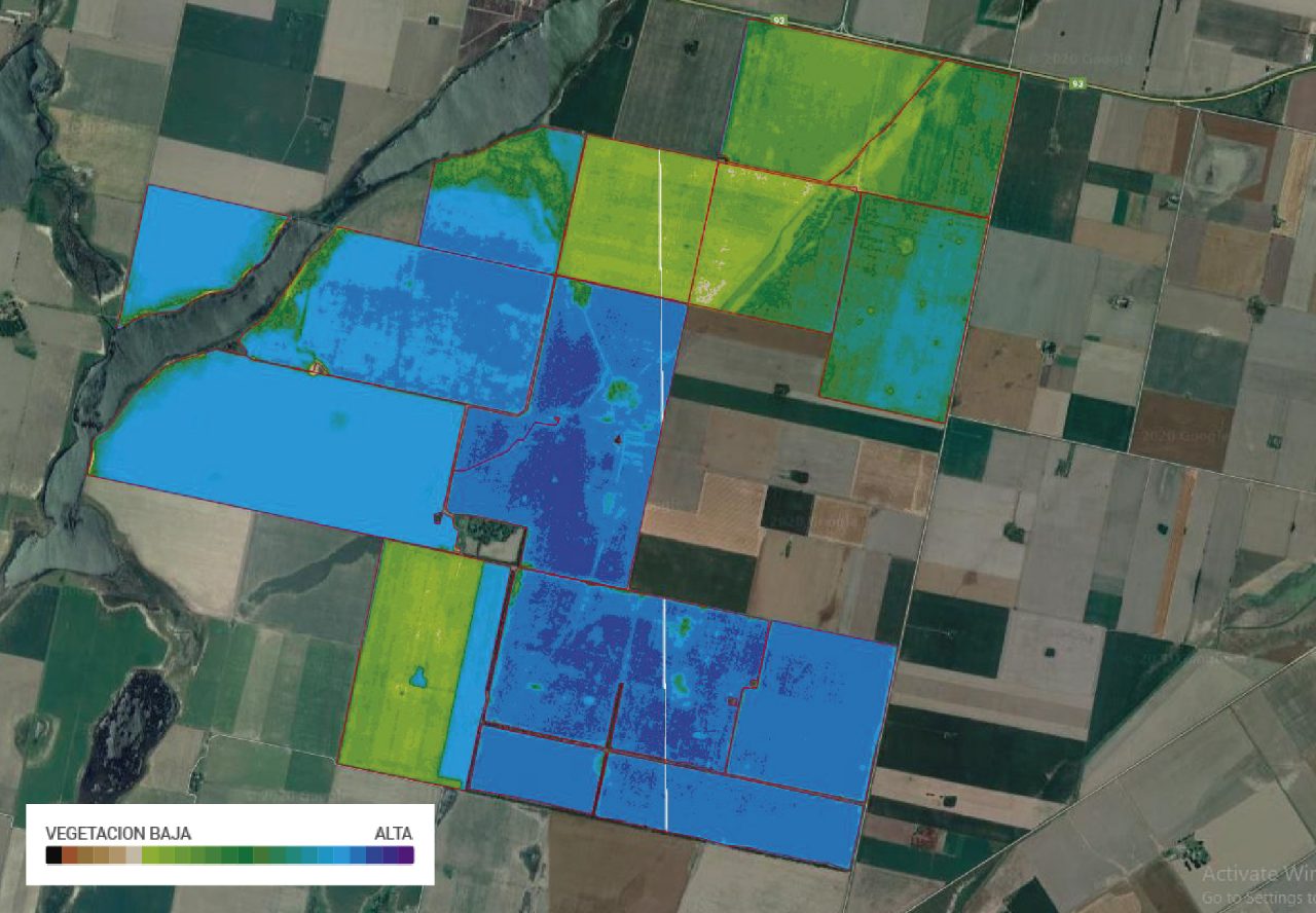 NDMI Index - Customer Portal - GeoAgro