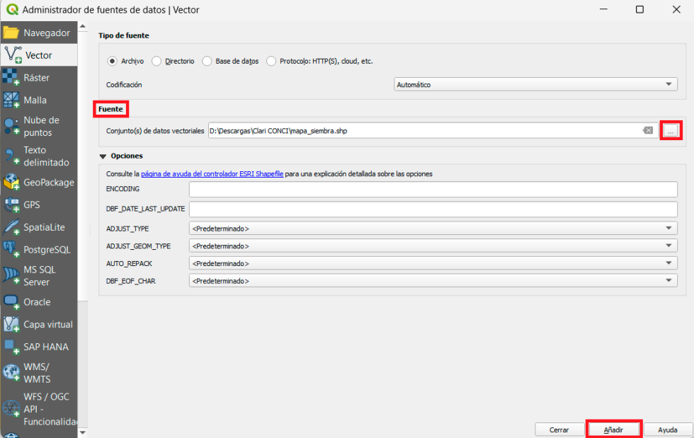 Unir capas vectoriales usando QGIS - Recursos de conocimiento