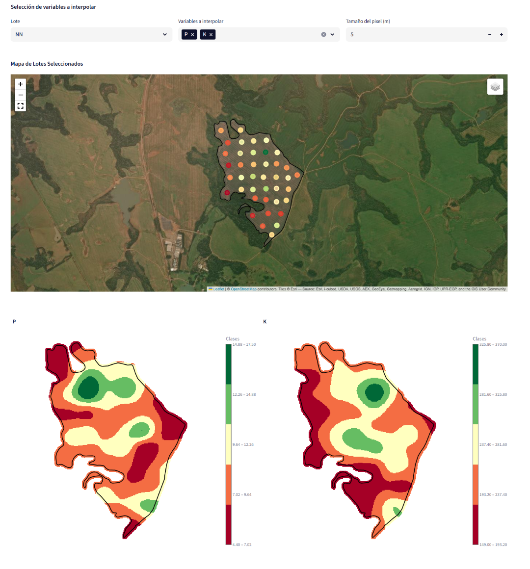 Interpolations - Customer Portal - GeoAgro